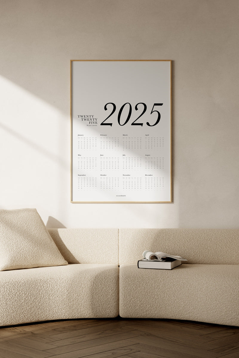2025 CALENDAR – mr.wordsmith